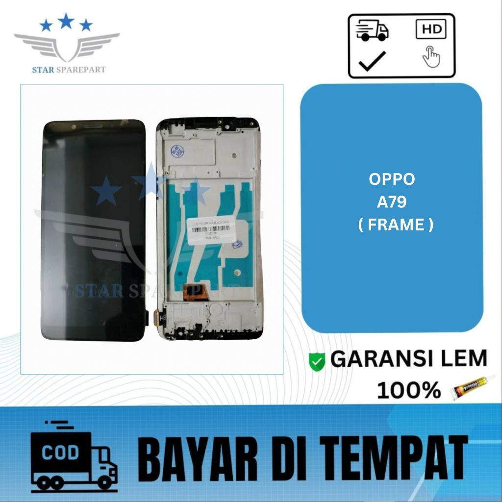Jual LCD TOUCHSCREEN OPPO A79 ( FRAME ) | Shopee Indonesia