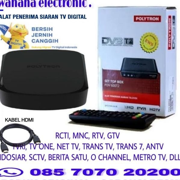 Jual Stb Setopbox Setop Box Set Top Box Polytron Matrix Dvbt2 Tv ...
