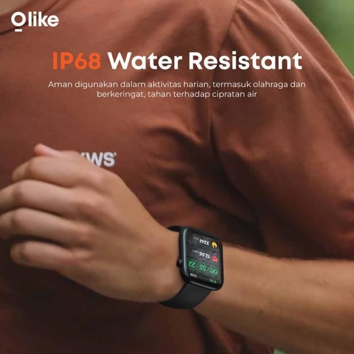 Jual Olike Smartwatch Horizon W12 Pro Hd Full Touch Screen Temperature ...