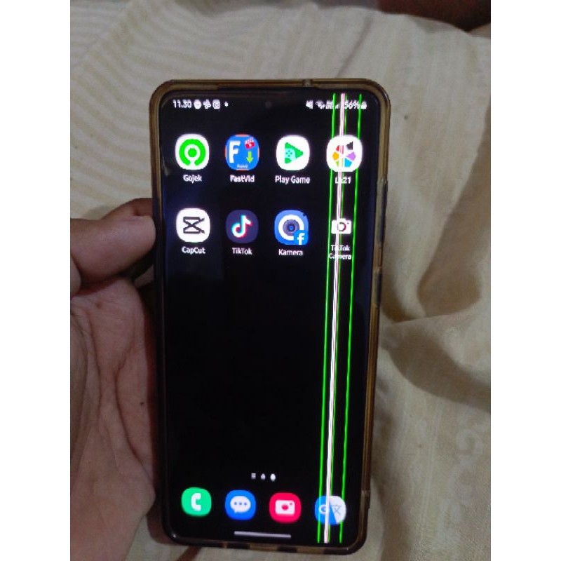 Jual Samsung S20+ 6/128 SEIN batangan minus garis di layar dan shadow ...