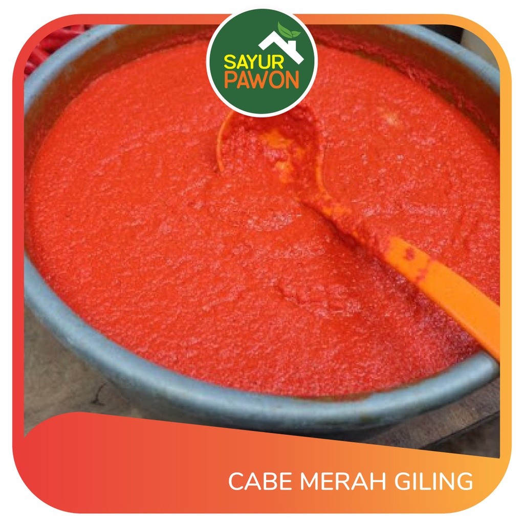 Jual Cabe / Cabai Merah Giling per bks ( produk Pasar tradisional ...