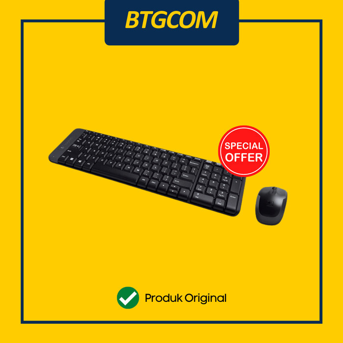Jual Logitech Mk220 Wireless Combo Keyboard Mouse Bundle Shopee Indonesia