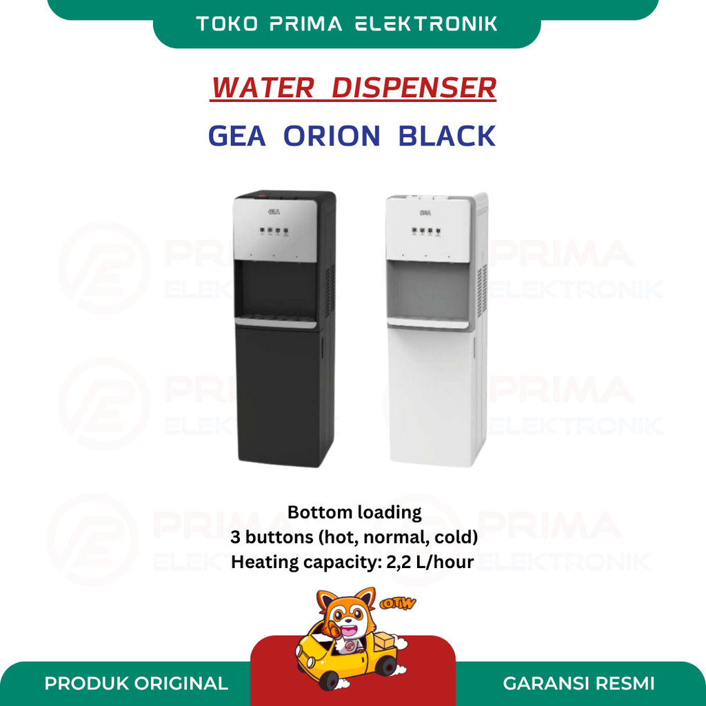 Jual GEA WATER DISPENSER ORION BLACK | Shopee Indonesia