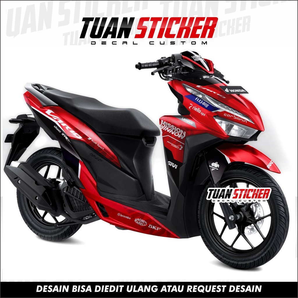 Jual Sticker Striping Decal Vario New 125 - 150 Decal Sticker Vario New ...
