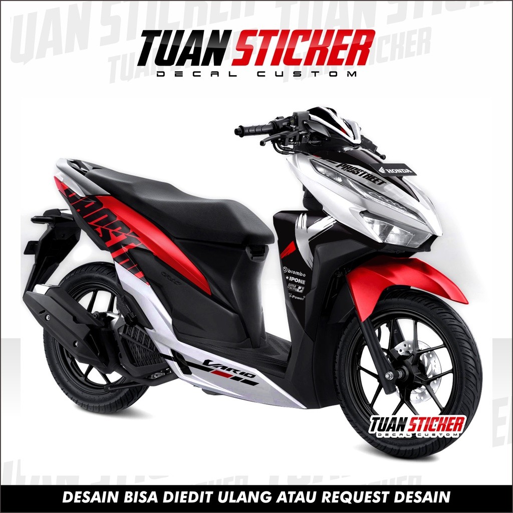 Jual Sticker Striping Decal Vario New 125 - 150 Decal Sticker Vario New ...
