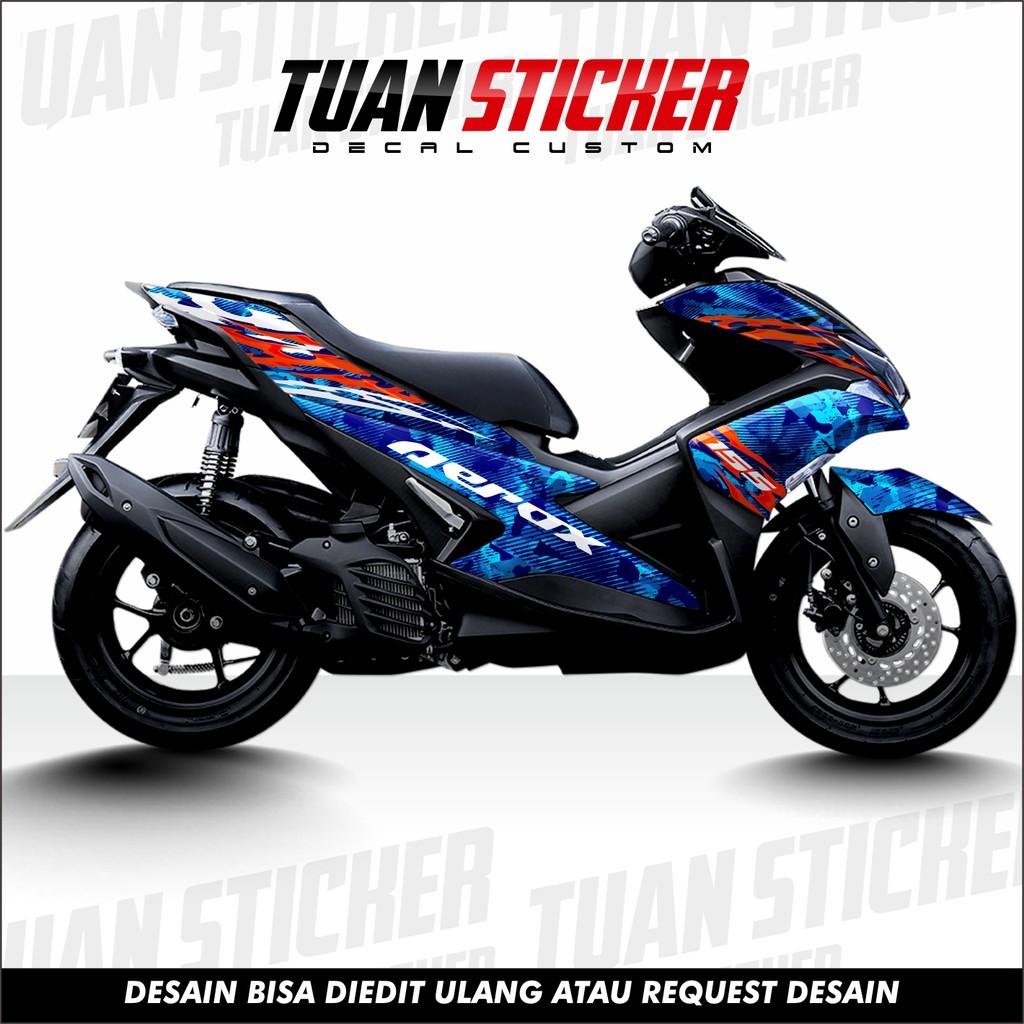 Jual Stiker aerox Striping Decal Aerox 155 full body sticker aerox 155 ...