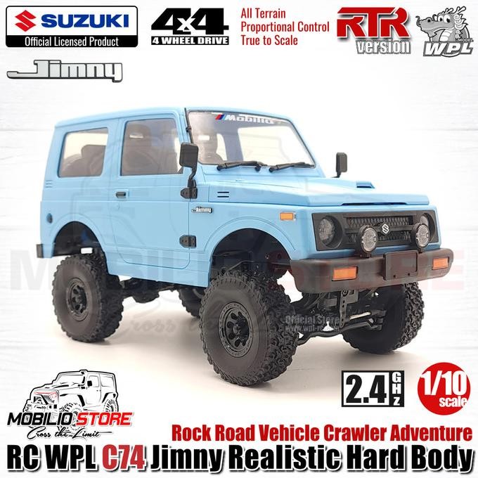 Jual WPL C74 Jimny Realistic Hard Body RC 1/10 Scale Crawler Adventure ...