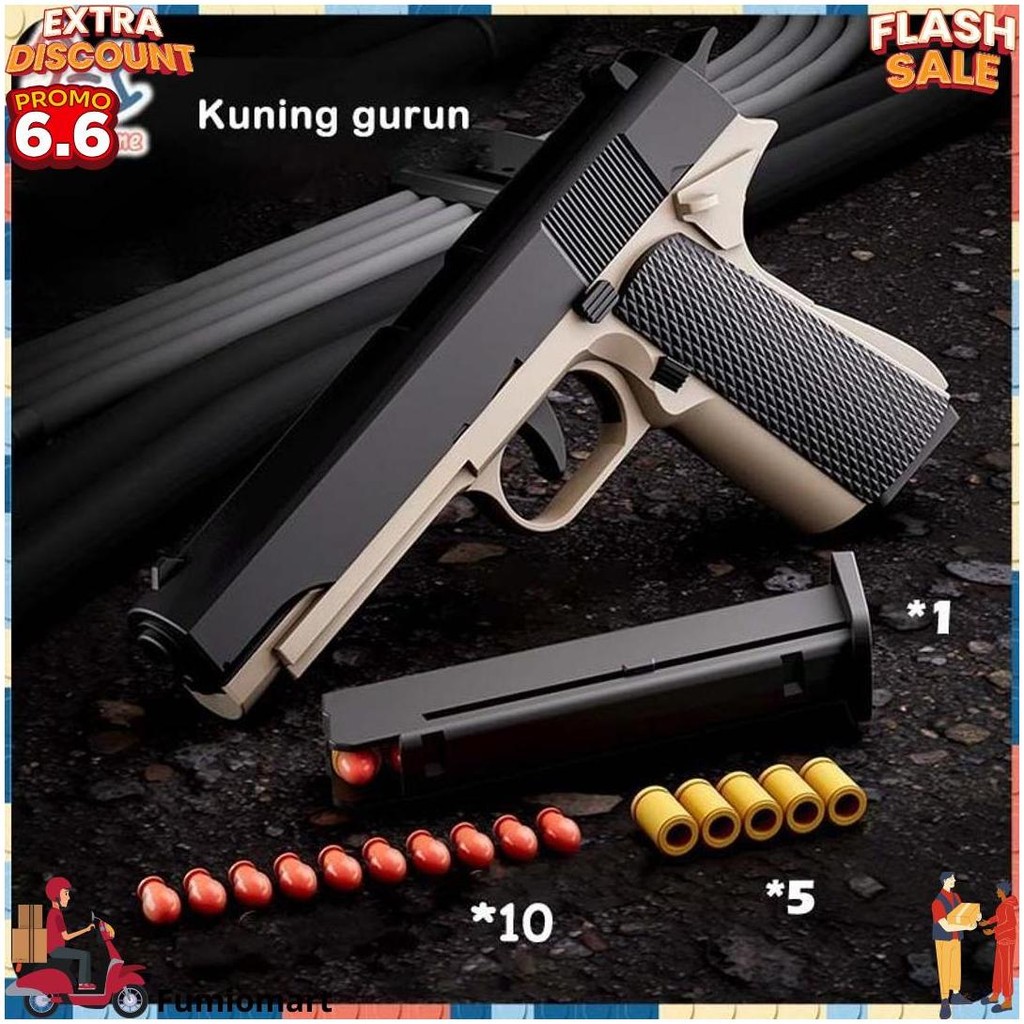 Jual Anak Pistol Mainan Colt M1911/Glock/Desert Eagle Hadiah Anak-Anak ...