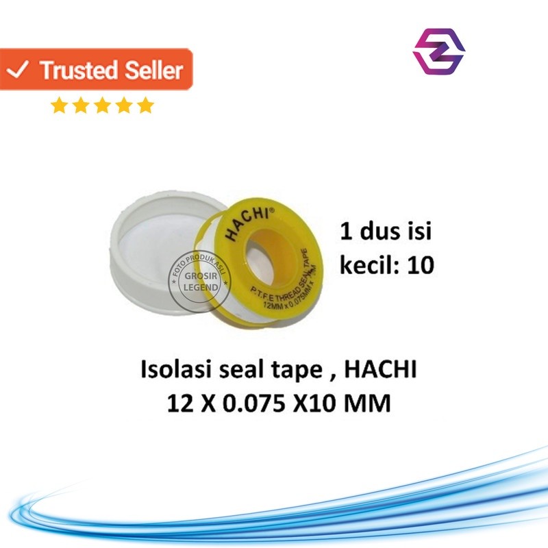 Jual Seal tape HACHI 12 x 0.075 x 10 mm | Shopee Indonesia