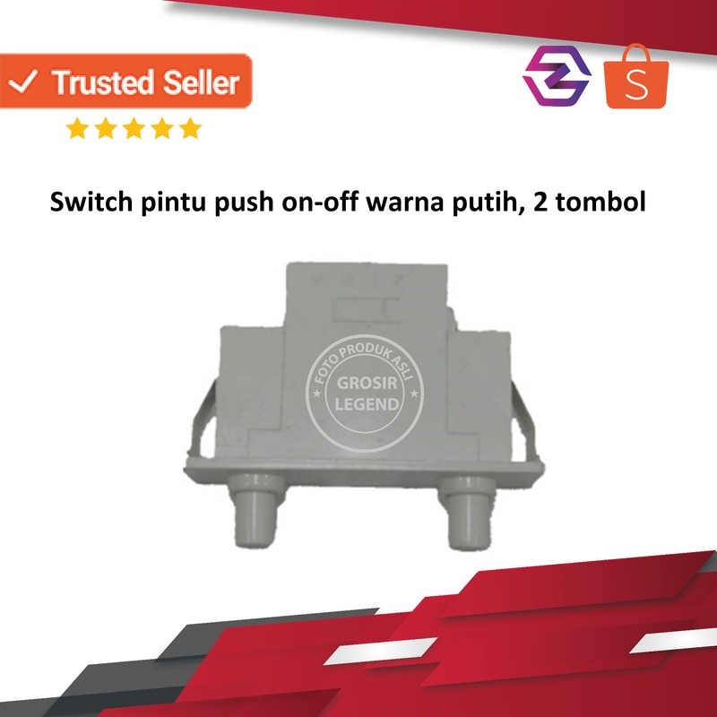 Jual Switch saklar pintu kulkas 2 tombol putih | Shopee Indonesia