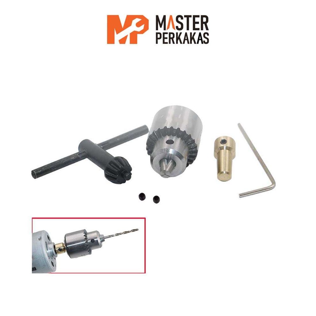 Jual Kepala Bor JT0 Chuck Mini Clamp 0.3-4mm Shaft 3.17mm JTO MP ...