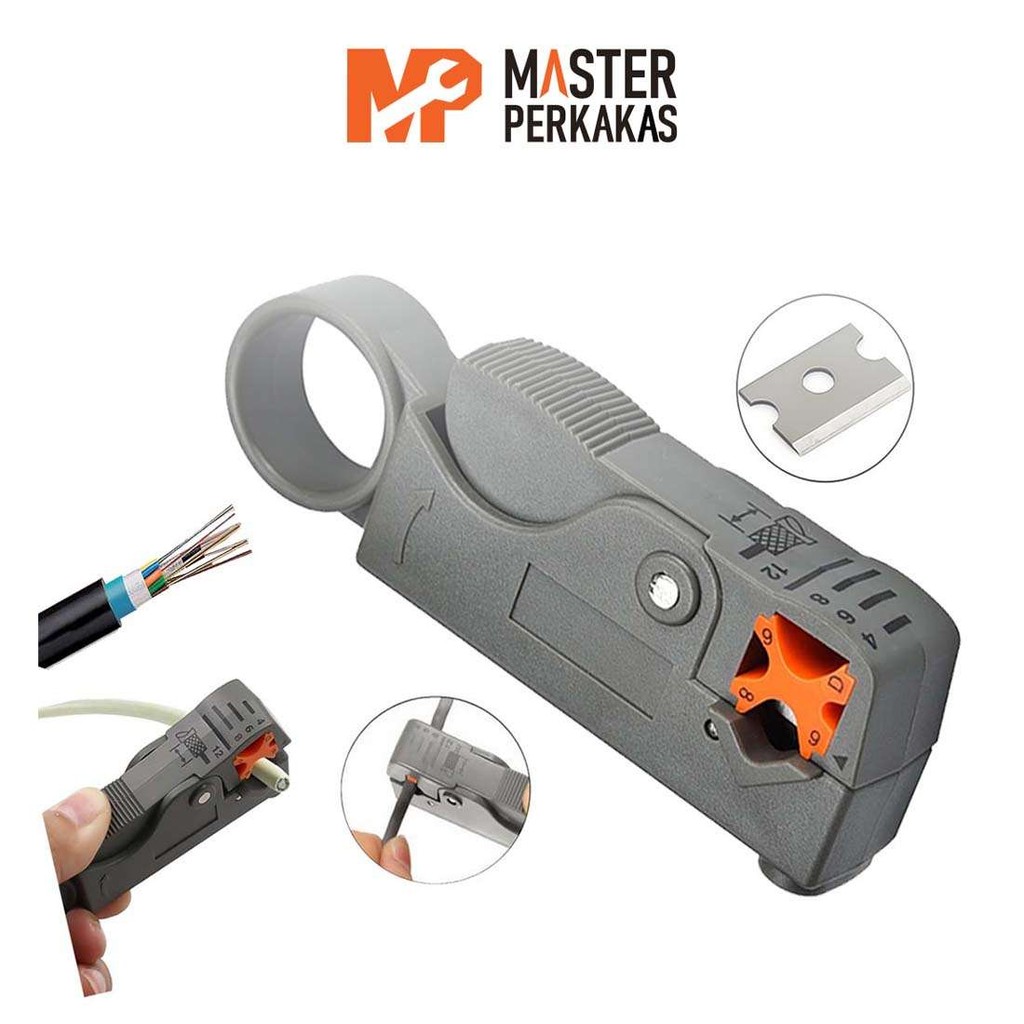 Jual Tang MP / Alat Potong Pengupas Kabel Rotary Coaxial Cable Stipper ...