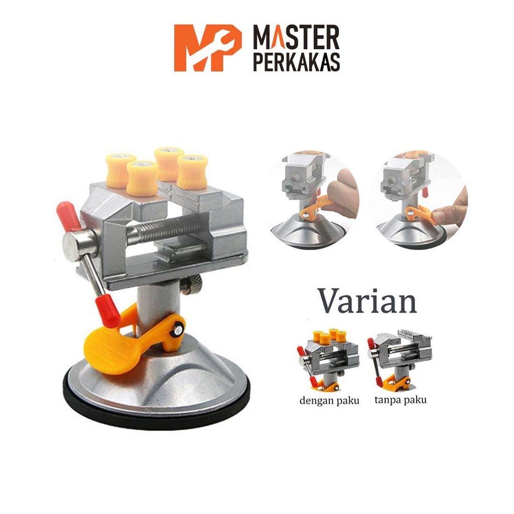 Jual Ragum Tanggem Suction Cup Rotasi 360 AH09 MP / Clamp Klem Bench ...