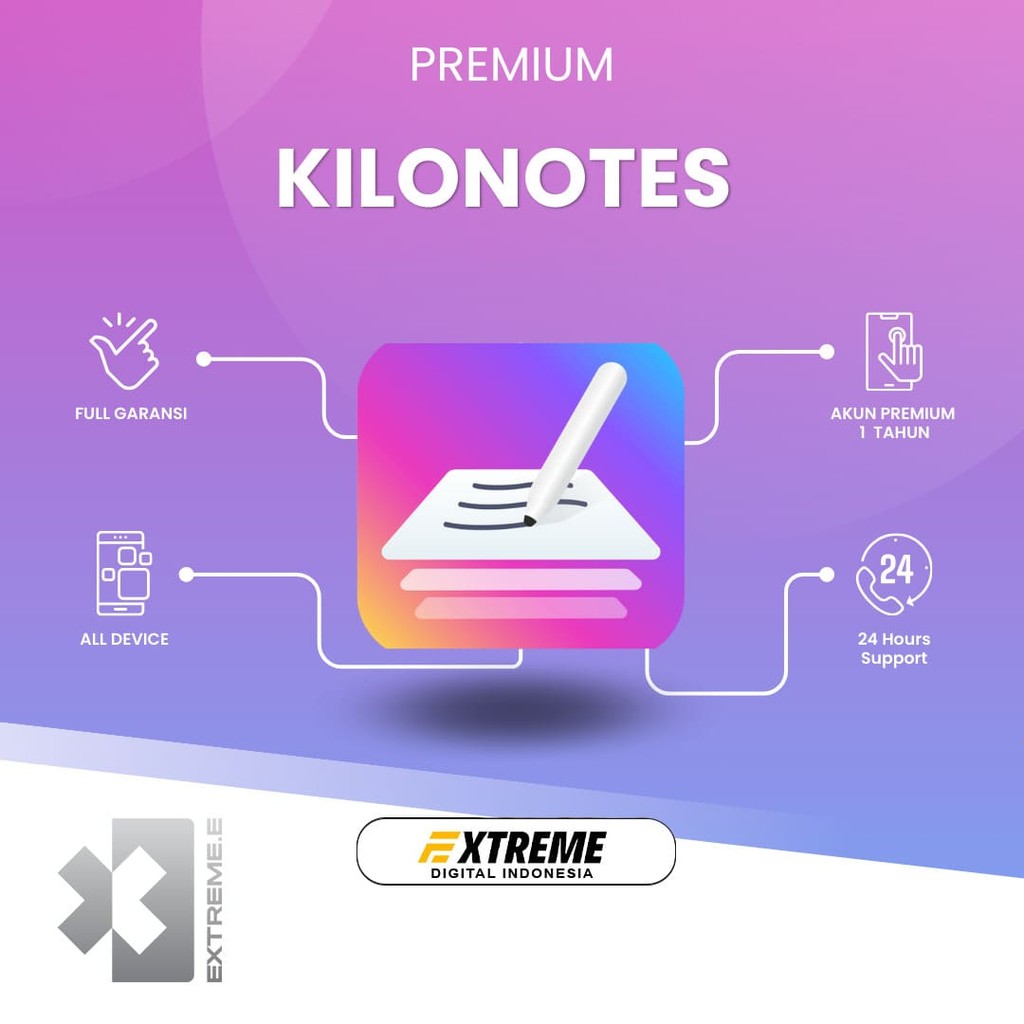 Jual Kilonotes Premium 1 Tahun Resmi Bergaransi (Proses Instant ...
