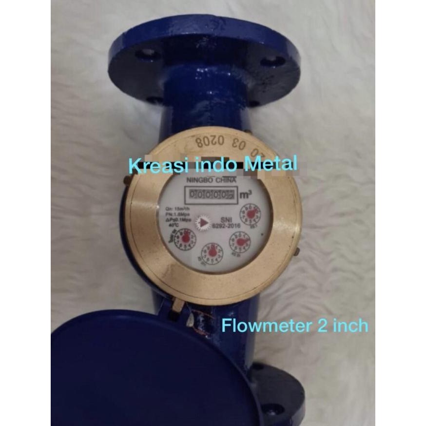 Jual 2" Flow Meter / Meteran Air - 2" Inch Water Meter ( Flange ) Dn50 ...