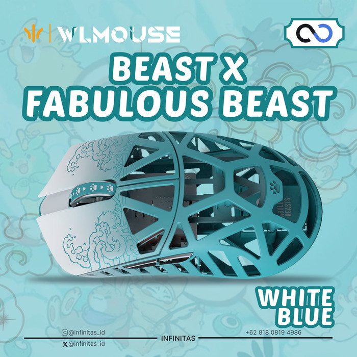 Jual Wlmouse Beast X / Beastx Super Light Magnesium Wireless Gaming ...