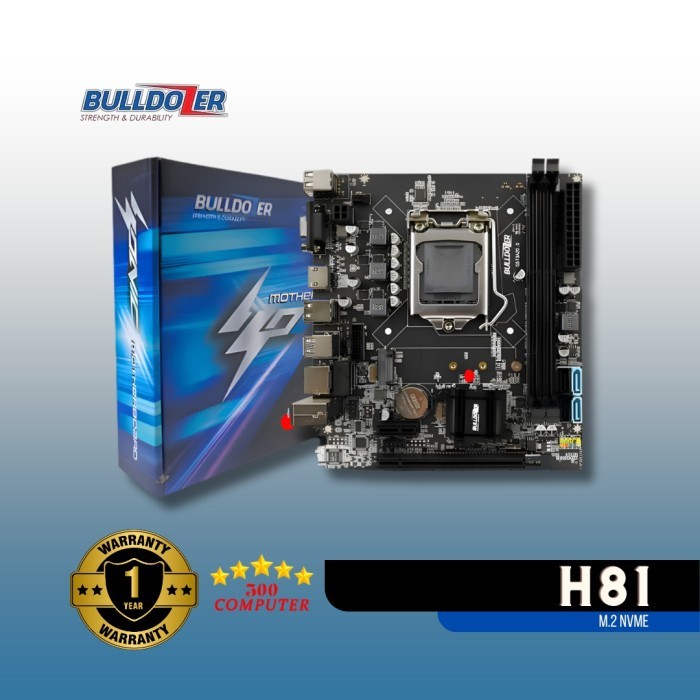 Jual MOTHERBOARD BULLDOZER H81 M2 - NVME H81 MOTHERBOARD BULDOZER-H81M ...