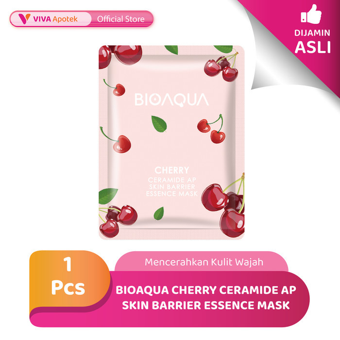 Jual Bioaqua Cherry Ceramide Ap Skin Barrier Essence Mask (1 Pcs) | Shopee Indonesia