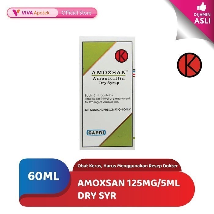 Jual Amoxsan 125 mg/5 ml Dry Syrup (60 ml) | Shopee Indonesia