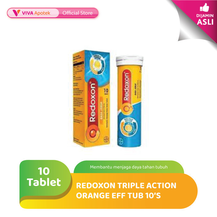 Jual Redoxon Triple Action Orange Eff Tub 10`S | Shopee Indonesia