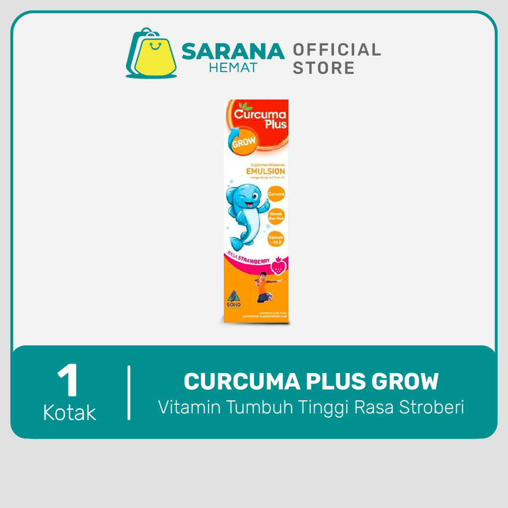 Jual Curcuma Plus Grow Emulsion Suplemen/Vitamin Anak Untuk Pertumbuhan ...