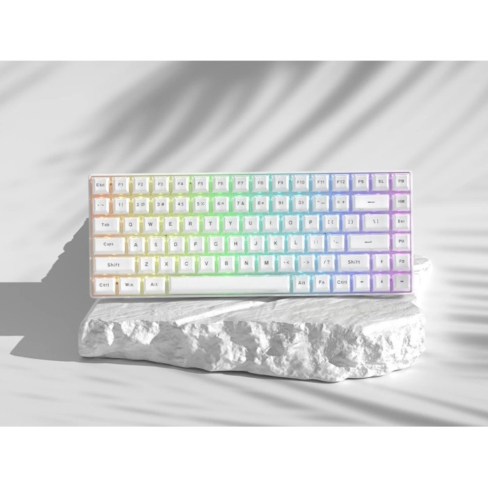 Jual Banyak Dicari Womier Jello Creamy White Translucent Keycaps Oem ...
