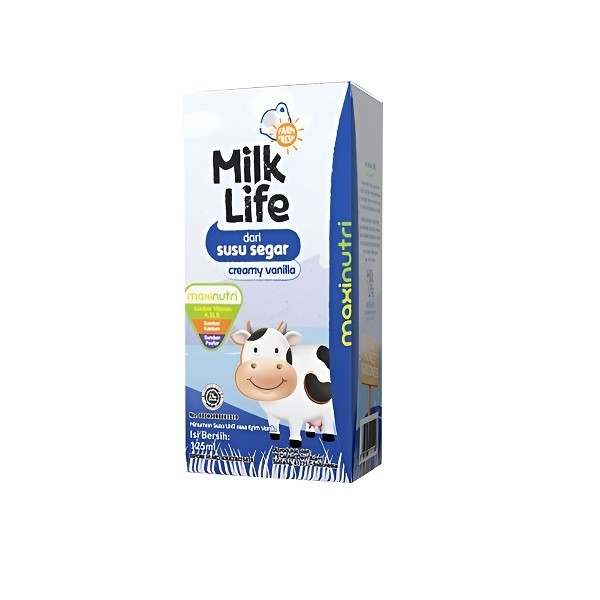 Jual MILK LIFE UHT CREAMY VANILLA 115 ML | Shopee Indonesia