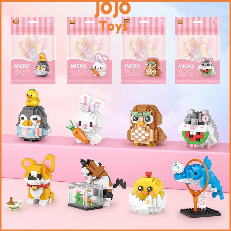 Jual JOJO Block Bricks Hewan Series Mainan Balok Anak-anak Seri Hewan ...