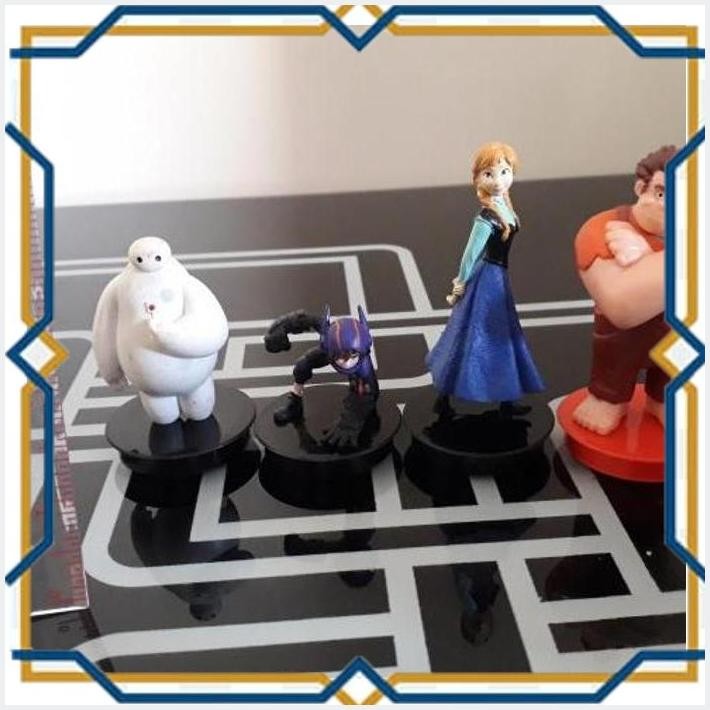 Jual [SHI] TOPPER FIGURE ANIMASI XXI BIG HERO 6 BAYMAX HIRO ANNA FROZEN ...