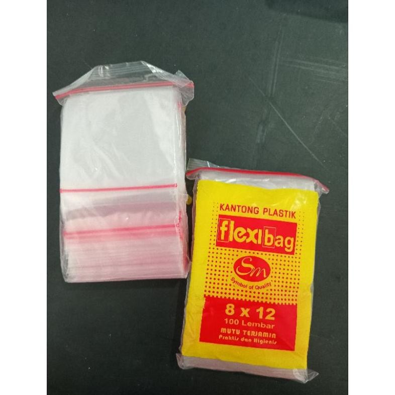Jual Plastik Klip / Plastik Ziplock / Flexibag 8 x 12 [ isi 100 lembar ...