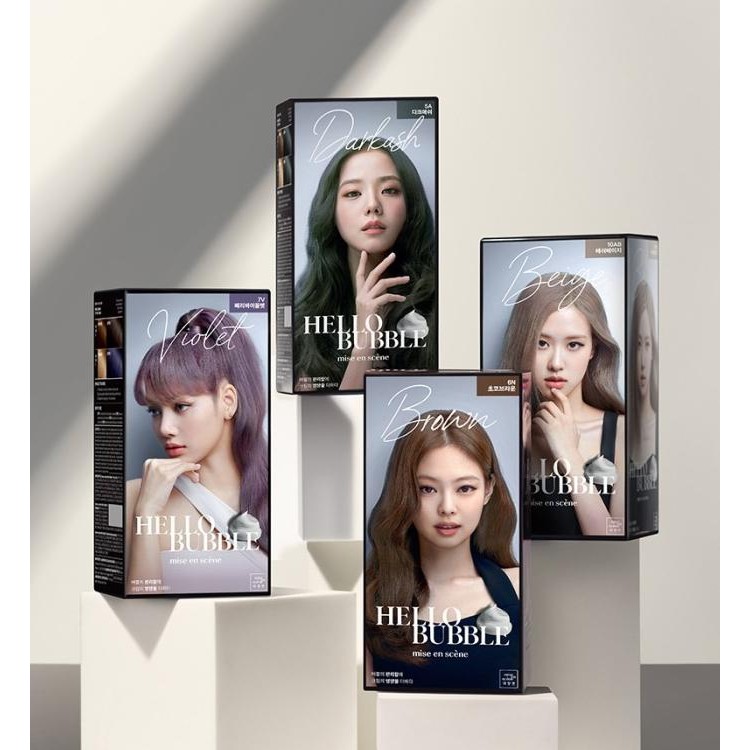 Jual Mise en scene hello bubble hair color amore pacific korea | Shopee ...