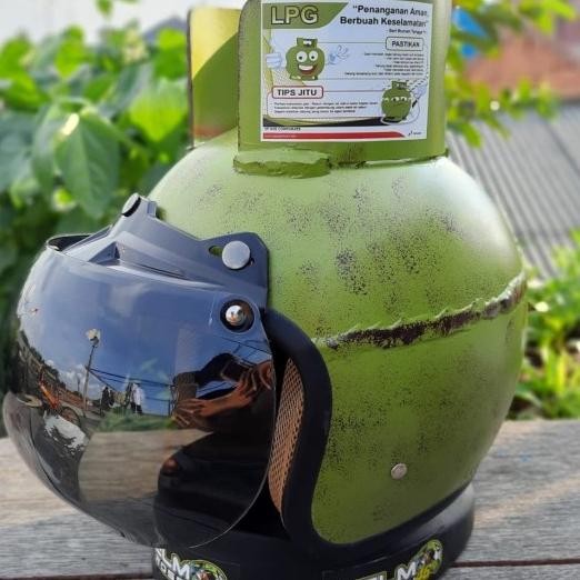 Jual Helm Gas Lpg - Helm Unik Tabung Gas - Retro Helm Ringan | Shopee ...