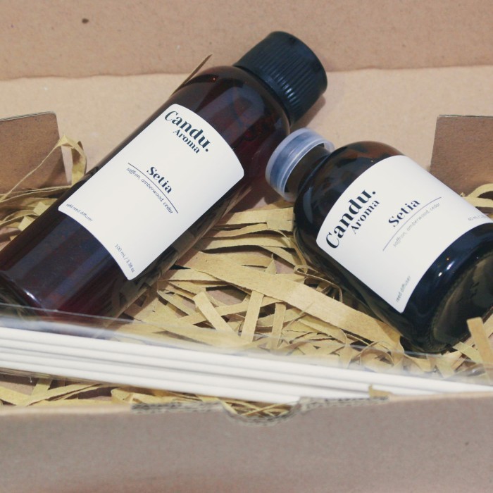 Jual Candu Aroma 1 Set Paket Bundle Reed Diffuser 40 mL + REFILL 100 mL ...