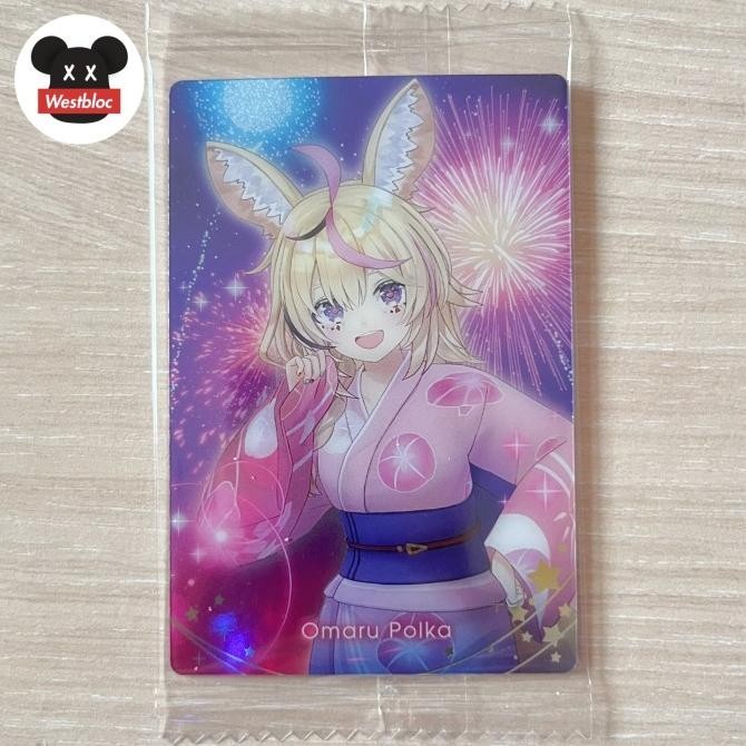 Jual OMARU POLKA HOLOLIVE SUMMER KIMONO YUKATA WAFER CARD VOL.3 BANDAI NAMCO OFFICIAL ...