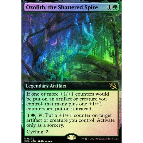 Jual MTG | OZOLITH, THE SHATTERED SPIRE | MOM | EXTENDED ART FOIL 2807T ...