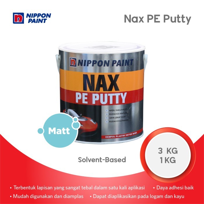 Jual NIPPON NAX PE PUTTY -1KG- CAT DEMPUL MOBIL NIPPON PAINT | Shopee ...