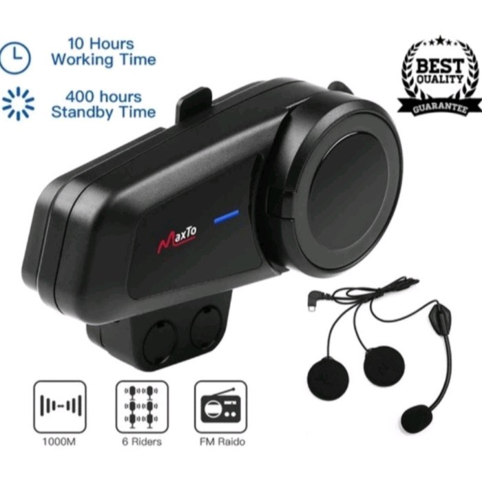 Jual maxto M2 bluetooth intercom | Shopee Indonesia