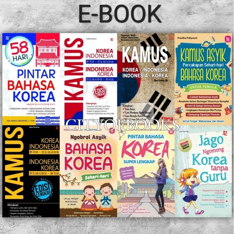 Jual Bundle Kumpulan Buku Belajar Bahasa Korea | Shopee Indonesia