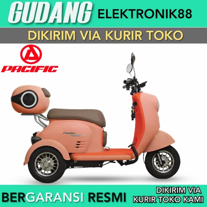 Jual Sepeda Listrik Pasific 3 Roda Crosser Vx 650Watt E-Bike | Shopee ...
