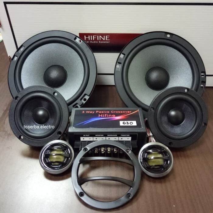 Jual Mantab Speaker Split 3Way 6,5 Inch Hifine H630 | Shopee Indonesia