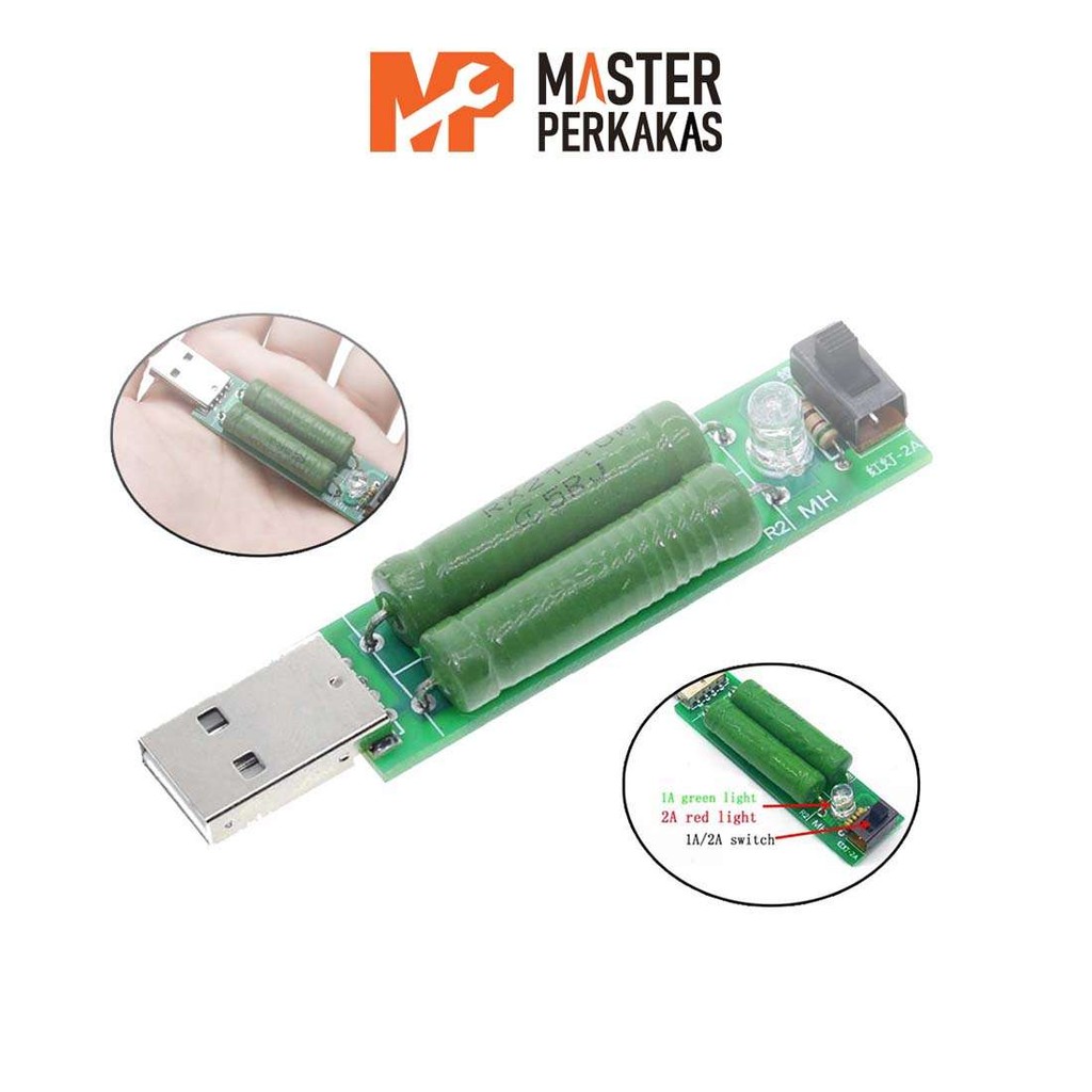 Jual Penguras USB 1A 2A MP / Tester Drainer Dummy Load Charger ...