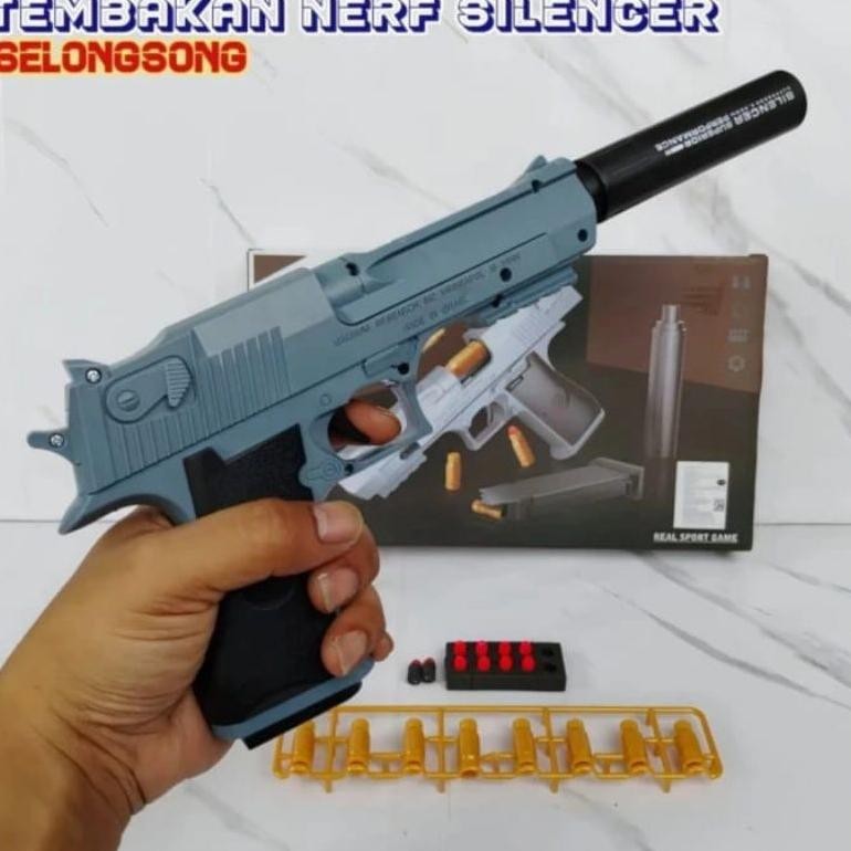Jual Viral Mainan Tembak Tembakan Awm Pluru Busa Blaster Water Gel Gun ...
