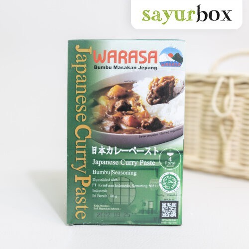 Jual Warasa Japanese Curry Paste 80 gram Sayurbox | Shopee Indonesia