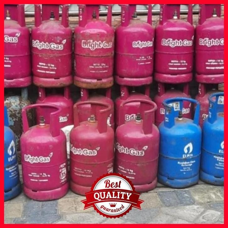 Jual (NICO) TABUNG GAS ELPIJI LPG 12 KG PINK BRIGHT GAS KOSONG KOSONGAN | Shopee Indonesia