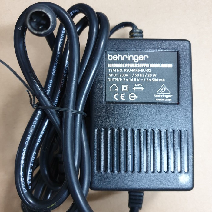 Jual Adaptor Mixer Audio Behinger PSU6 EURORACK UB1002FX Power Supply ...