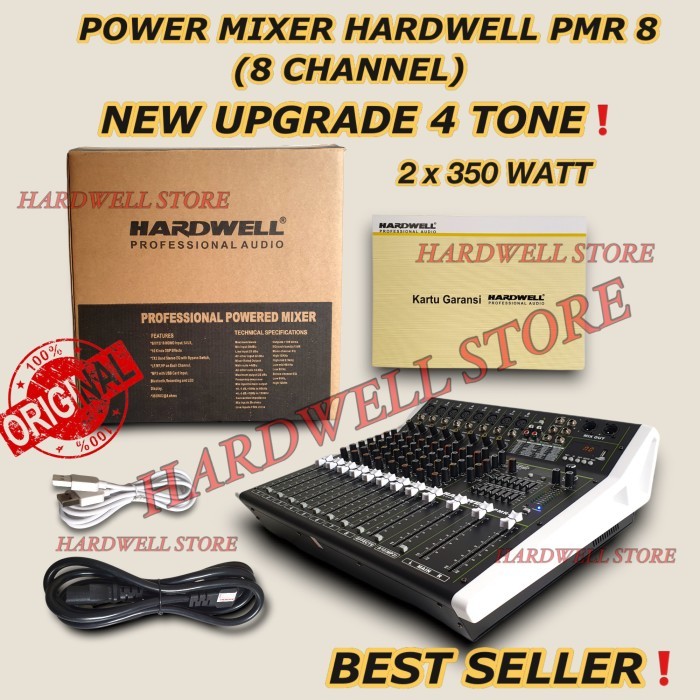 Jual Power Mixer Hardwell 8 Channel PMR 8 Original Kualitas Terbaik | Shopee Indonesia