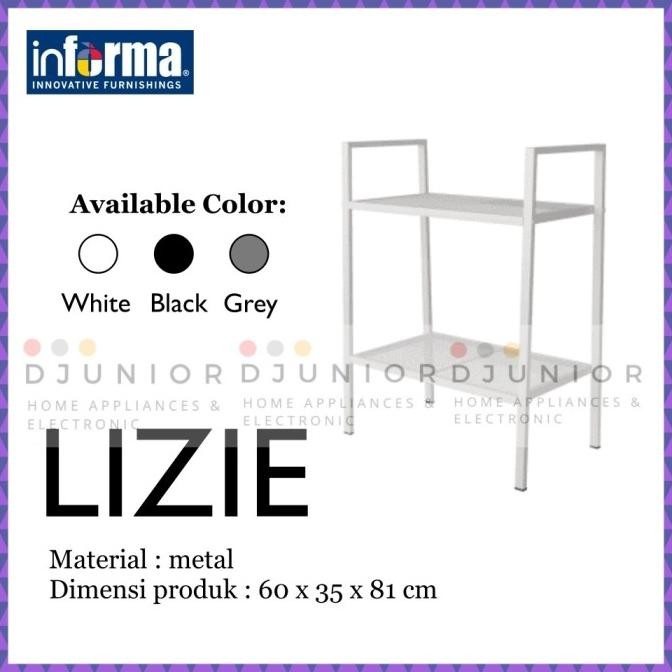 Jual INFORMA - LIZIE RAK BESI 2 TINGKAT / RAK DISPENSER 2 SUSUN 2 TIER ...