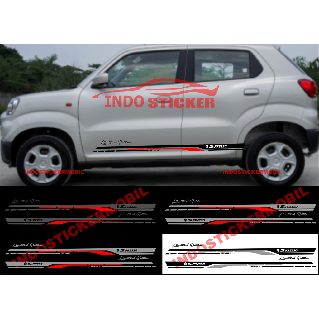 Jual sticker mobil suzuki s presso cutting stiker list mobil s-presso ...