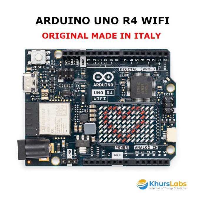 Jual Arduino Uno R4 Wifi - Original Made In Italy Tgo | Shopee Indonesia
