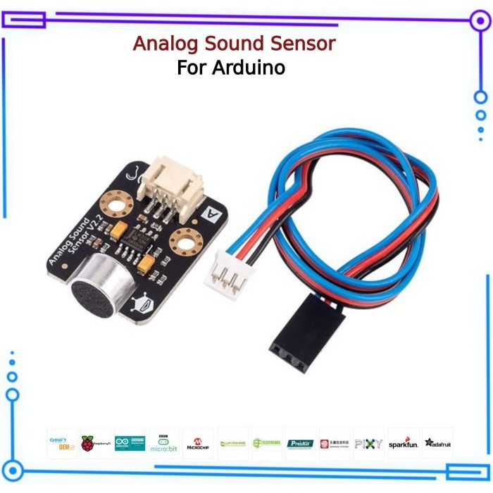 Jual Dfrobot Gravity Analog Sound Sensor For Arduino Otr Shopee Indonesia